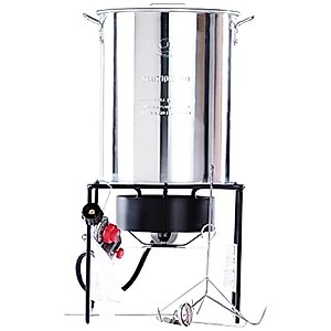 Turkey Fryer King Kooker 12RTFA 29Qt. Propane Outdoor Cooker Package with Battery Operated Timer