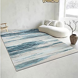 Cinknots Rugs Modern Soft Abstract Area Rugs for Living Room/Bedroom/Kitchen & Dining Room,Medium Pile Home Decor Carpet Floor Mat (Grey10, 6' 6" x 8' 2" Rectangular)