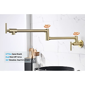 Havin Kitchen Faucet and Pot Filler Faucet