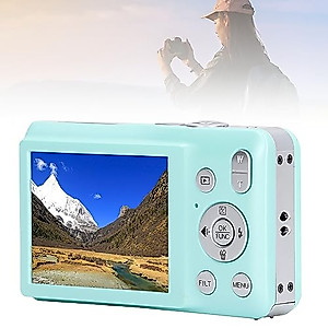 Digital Camera, FHD 8K 68MP Vlogging Camera with 2.7 inch HD Screen, 16X Digital Zoom, Portable Video Camera for Travel, Compact Point and Shoot Camera for Student, Beginner