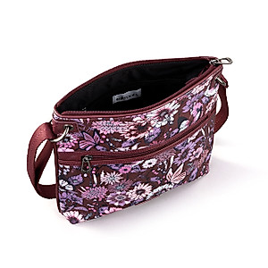Sakroots Flat Cross Body, Cabernet in Bloom