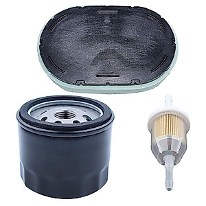 Drblawi Compatible with 16-083-04-S 16-083-05-S Air Filter for Kohler 063-5003-00 16 083 04-S Bad Boy KT735 KT740 KT725 ZT710-ZT740 KT715-KT745 19HP-26H Lawn Mower with Oil Filter + Fuel Filter