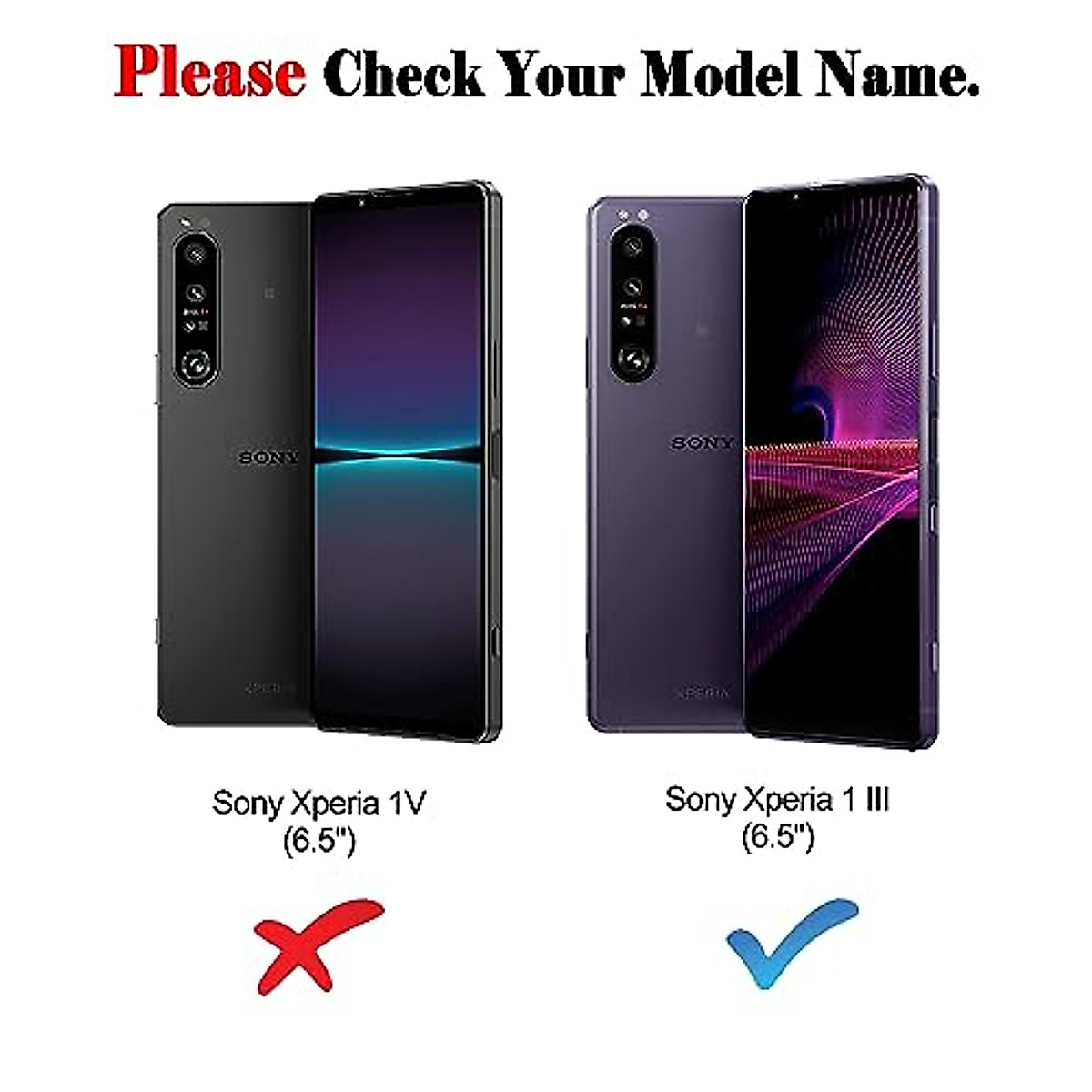 Galafu Case for Sony Xperia 1 III, Magnetic PU Leather Cover with Card Slot and Kickstand, Shockproof Flip Wallet Case with TPU Inner Shell for Sony Xperia 1 III, Rose Gold