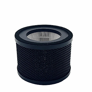 Slirceods (2-Pack) AP001 True HEPA Filter Replacement, Compatible with TaoTronics TT-AP001 and VAVA VA-EE014 Air Purifier, H13 True HEPA Filter & Activated Carbon Filter