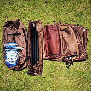 Portable Waterproof Camping Pentagonal Teepee Tent Outdoor Camping Pyramid Tipi Tent with Stove Hole