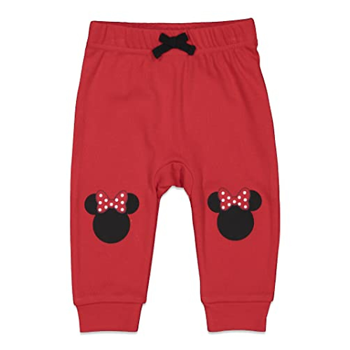 Disney Minnie Mouse Infant Baby Girls 2 Pack Pants Black/Red 3-6 Months