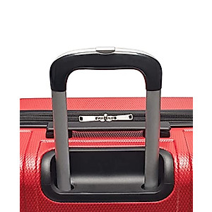 Tommy Hilfiger Lexington Upight Hard Suitcase, Red, 25"