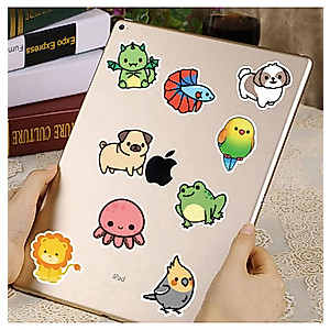300Pcs Cute Animal Stickers for Kids, Kawaii Stuff Water Bottle Stickers Pack Vinyl Waterproof Vsco Laptop Skateboard Stickers Aesthetic Computer Phone Stickers for Kids Teens Girls