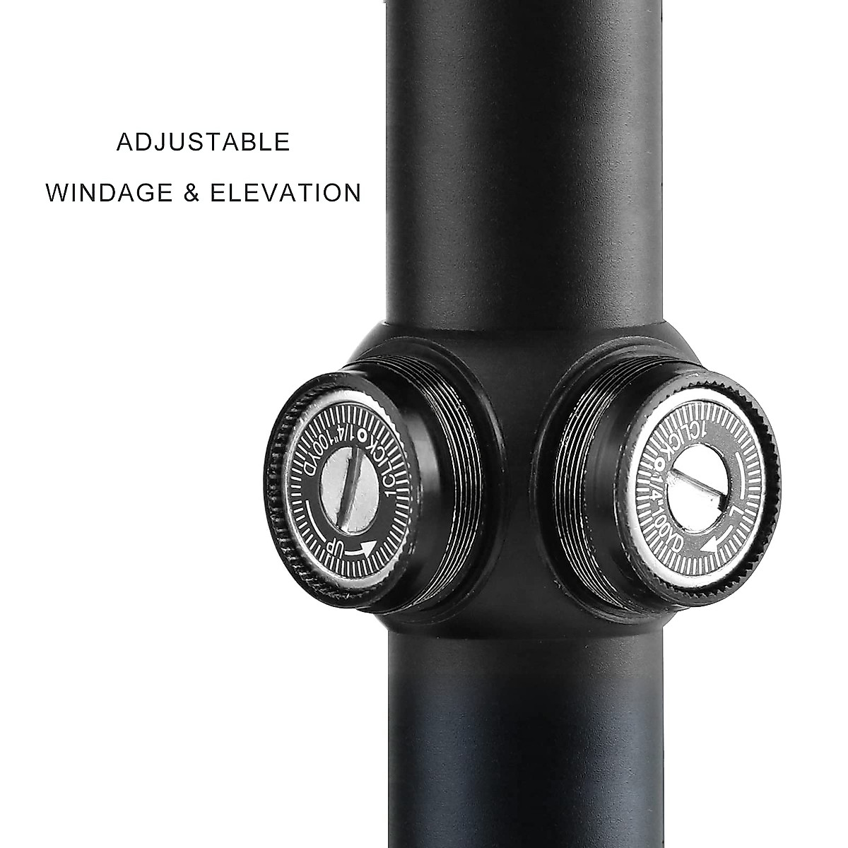 Beileshi 4x32 Compact Rifle Scope Crossbow Scope,Crosshair Optics Hunting Scope with 20mm Free Mounts