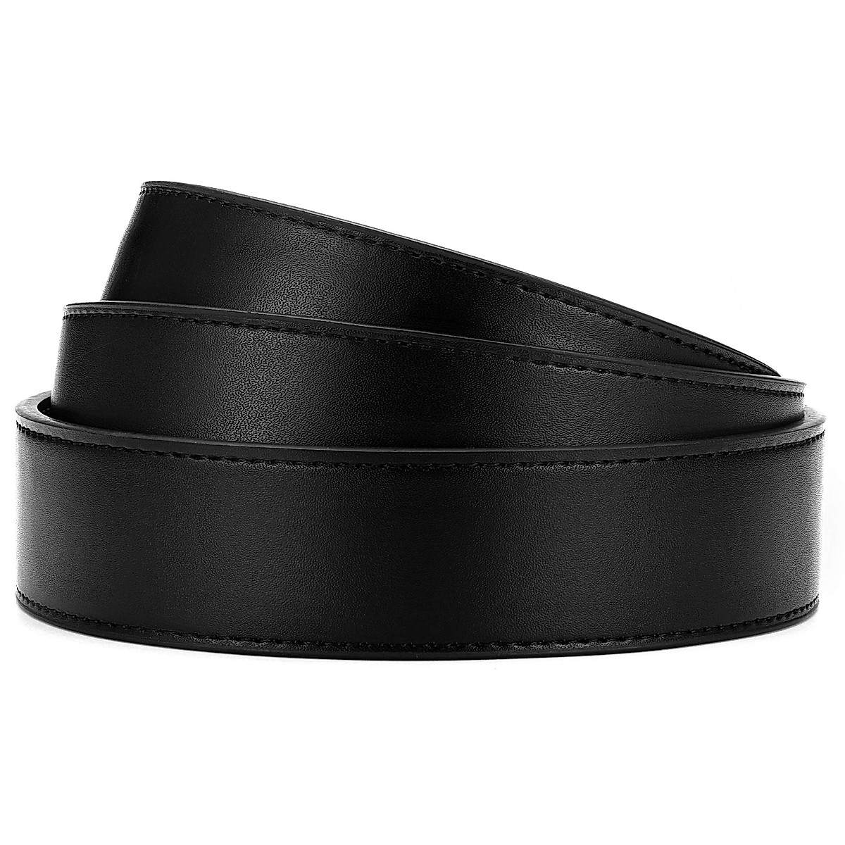 CHAOREN Ratchet Belt Replacement Strap 1 3/8”, Leather Belt Strap for 40MM Slide Click Buckle