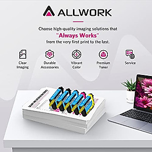 ALLWORK 5 Packs Remanufactured T288XL Ink Cartridges Replacement for Epson 288XL T288XL 288 T288 High Yield Ink for Expression XP-430 XP-434 XP-440 XP-446 XP-340 XP-330-2 Black1 Cyan1 Magenta1 Yellow