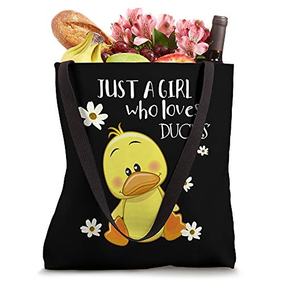 Just a Girl Who Loves Ducks - Cute Duck Lover Owner Tote Bag