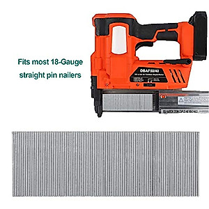 MIVIDE 5000 Pack 18 Gauge Brad Nails 2inch, Galvanized Brad Nails Heavy Duty for Nail Gun, 18 Gauge Straight Pin Nailers, Pneumatic Staple Guns