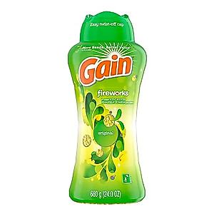 Gain Fireworks Laundry Scent Booster Beads for Washer, Original, 26.5 oz, Use with Fabric Softener