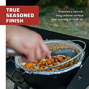 Camp Chef 12 Qt Seasoned Cast Iron Dutch Oven