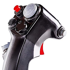 F-16C Viper Hotas Add-On Grip - Versatile Replica Fighter Aircraft Flight Stick for Flight Games and Simulations (Electronic Games)