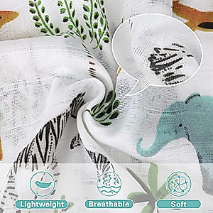 Muslin Car Seat Canopy for Babies, Metplus Lightweight Infant Carseat Cover Breathable Baby Carrier Cover for Boys Girls, Fit Spring Summer/Hot Days/Warm Weather, Woodland Animals