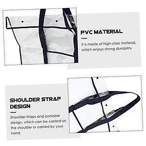 STOBOK Transparent Storage Bag Foam Board 30x40 Artwork Folder Bag Feelings Chart Art Portfolio Case 18 x 24 Drawing Board Carrier Bag Tool Bag Large Child Art Supplies Poster Pvc