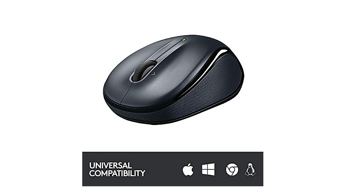 Logitech M325 Wireless Mouse Dark Silver - Compact & Reliable
