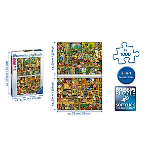 Ravensburger Colin Thompson 2X 1000 Piece Jigsaw Puzzles for Adults & Kids Age 14 Up [Amazon Exclusive]
