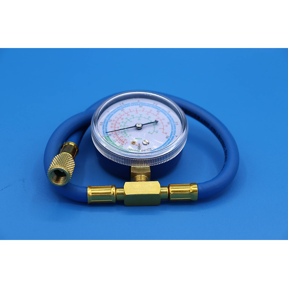 R600a Refrigerant - 1 Can and Brass Gauge, 6oz Cans - R600a for HVAC for Use