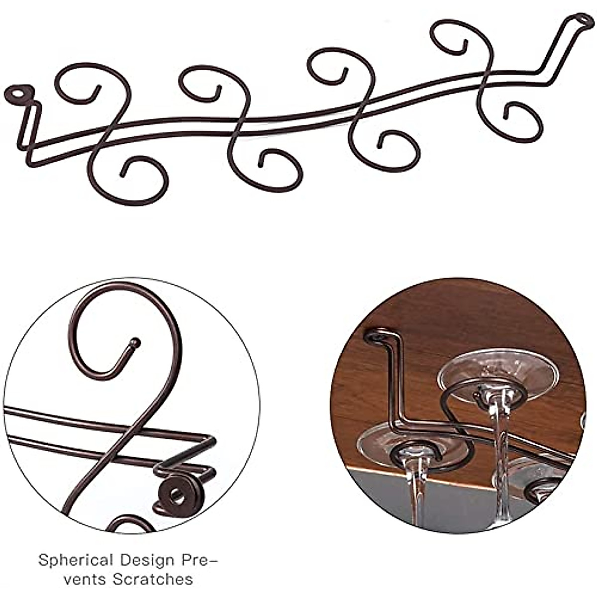 Household Wine Glass Rack, Wine Cabinet Goblet Rack, Wine Glass Rack, Wine Rack Hanging Rack