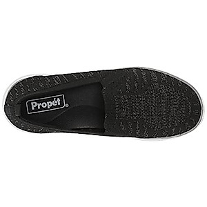 Propét Travel Fit Slip-On Black/Charcoal 9 X (2E)