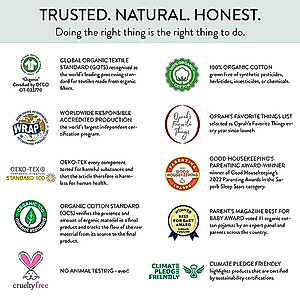 HonestBaby Family Matching Holiday Pajamas Organic Cotton for Men, Women, Kids, Toddlers, Baby Boys, Girls, Unisex Pets , Feelin' Pine, 2T