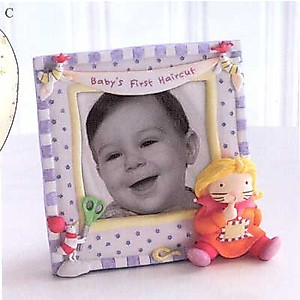 Baby's First Haircut Photo Frame