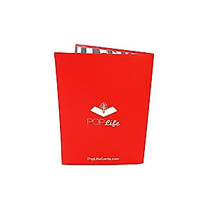 PopLife Formula One Car 3D Pop Up Card for All Occasions - Father’s Day, Happy Birthday, Congratulations, Retirement Gift, Work Anniversary - Race Car Drivers, F1 - for Husband, Son, Father, Friend