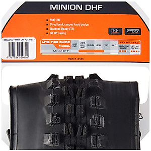 Maxxis Minion DHF Downhill Tire 27.5 x 2.5, Triple Compound, 2-Ply: Black