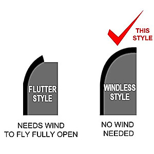 4 less Co OFFICIAL STATE INSPECTION STATION Swooper Feather Flag Windless Banner Sign 3x11.5 ft Tall (Flag Only) yz