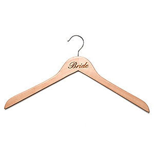 Hortense B. Hewitt Wood Wedding Hanger, 25-Inches, Bride