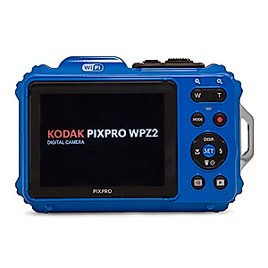 KODAK PIXPRO WPZ2 Rugged Waterproof Digital Camera 16MP 4X Optical Zoom 2.7" LCD Full HD Video, Blue