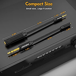 HOSONGIN 1/8 to 1/4 Stereo Headphone Adapter, 3.5mm to 1/4 inch Female Jack Cable Adapter and 1/4 inch to 3.5mm Female Jack Cable Adapter, Nylon Braided Jacket Gold-Plated Plug Double Shielding Cable