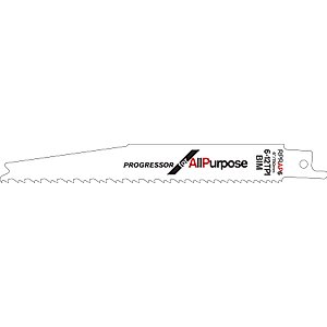 BOSCH RPRAP6B 6 In. 6-1/2-TPI Edge Reciprocating Saw Blade for Application in Wood with Nails