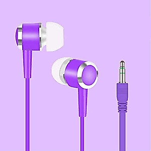 in-Ear Wired Headphones Bass Stereo Earbuds Sports Earphone Music with Microphone