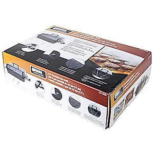 Duke Grills Omaha Go Anywhere Portable Gas Grill - Mini BBQ Propane Grill for Camping, RV, Tailgate - Cooks 8 hamburgers at once - Long Life Steel - Foldable Legs