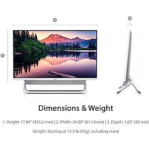 2022 Newest Dell Inspiron 7700 All-in-One Desktop, 27" FHD Touch Display, 11th Gen Intel i7-1165G7, GeForce MX330, 32GB RAM, 1TB SSD, IR Camera, WiFi 6, Wireless KB&Mouse, Win 11 Home