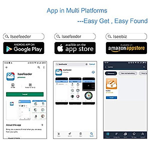 Iseebiz Pet Camera Treat Dispenser, 2 Way Audio Talk Listen, 1080P Night Vision Cat Dog Cam, App Control Tossing, Wall-hanging, Multi Devices Login, Compatible with Alexa, Play with Your Dogs and Cats