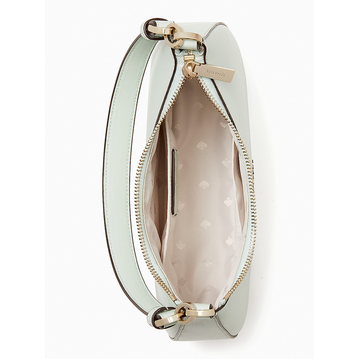 Kate Spade Staci Saffiano Leather Crossbody Bag (Crystal blue)