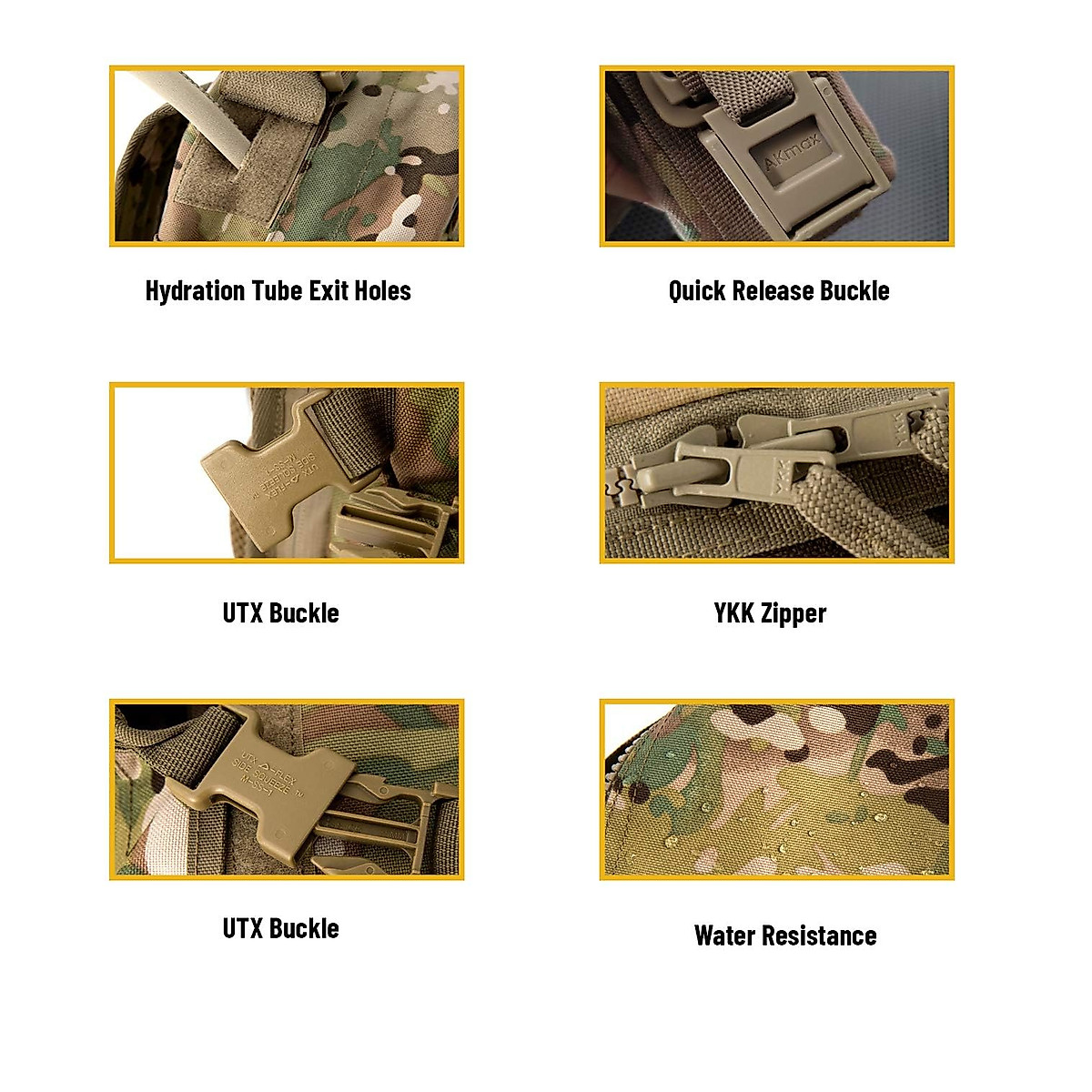 MT Military Army MOLLE 2 Tactical Assault Backpack, Rifleman 3 Day Pack, Medium Rucksack (Assault Pack UN)