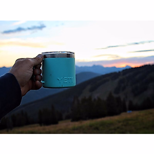 YETI Stainless Steel Rambler Drinking_Cup, Vacuum Insulated, with MagSlider Lid, 14 Ounces, Bimini Pink