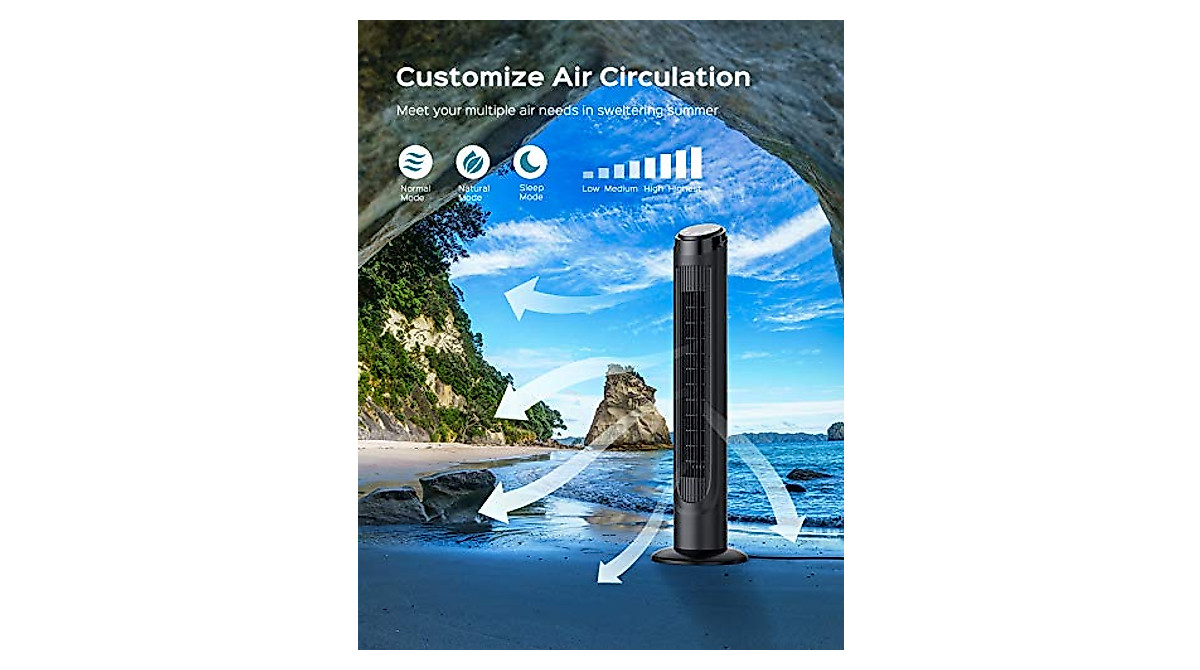 Dreo 42'' Pilot Pro Tower Fan - Quiet & Remote Control