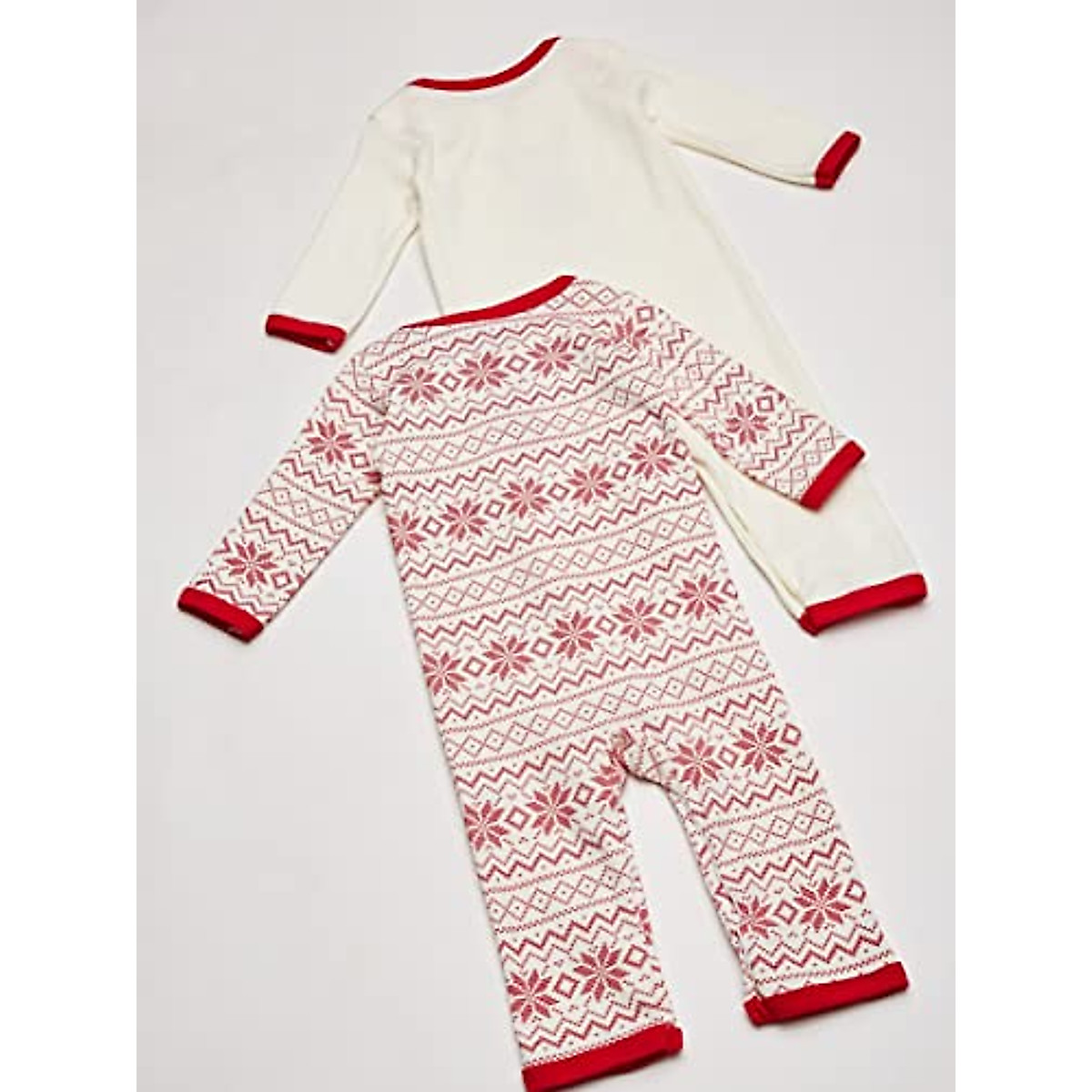 Hudson Baby Unisex Baby Cotton Sleep and Play, Reindeer, 0-3 Months