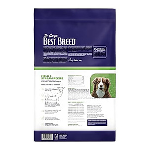 Best Breed Dr. Gary's Field & Stream Recipe, Slow-Cooked in USA, Natural Dry Dog Food for All Breeds and Sizes, 26lbs.