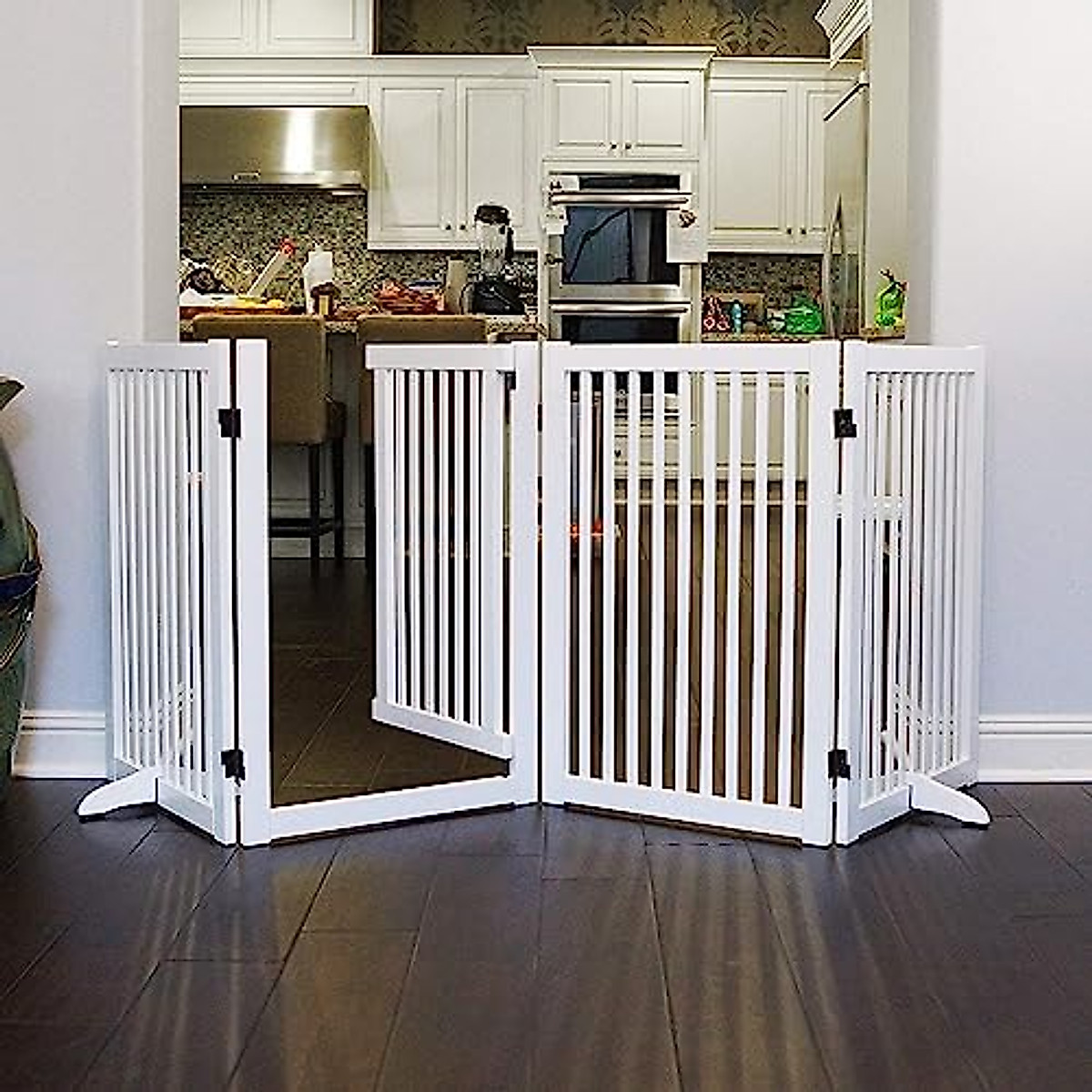 WELLAND Support Feet for 360 Degree Configurable Gate Collection, White, A Pair