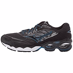 Mizuno Men's Wave Creation 20 Running Shoe, Black, 10.5 D US