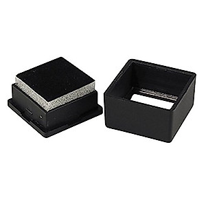12 Gem Jars - Black Square Glass Top with 2-Sided Foam Insert Gemstones Jewelry Display