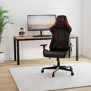 HyperX Blast Core Gaming Chair - Ergonomic Leather Gaming Chair - Kids Chair Gaming - Red Black Gaming Chair - PC Racing Video Game Chair for Kids Adults - Computer Office PC Gamer Chair - Core Chair
